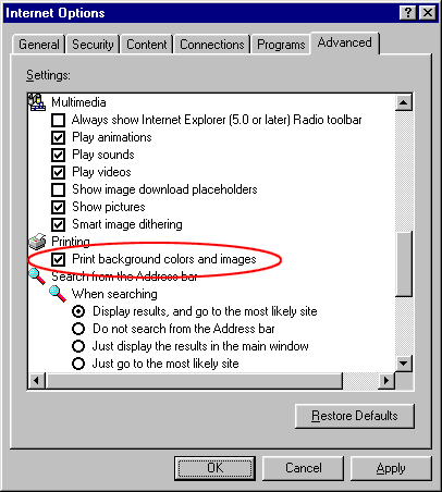 Printing Problems & Solutions